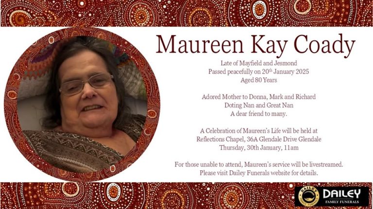 Maureen Kay COADY – Online Memorials